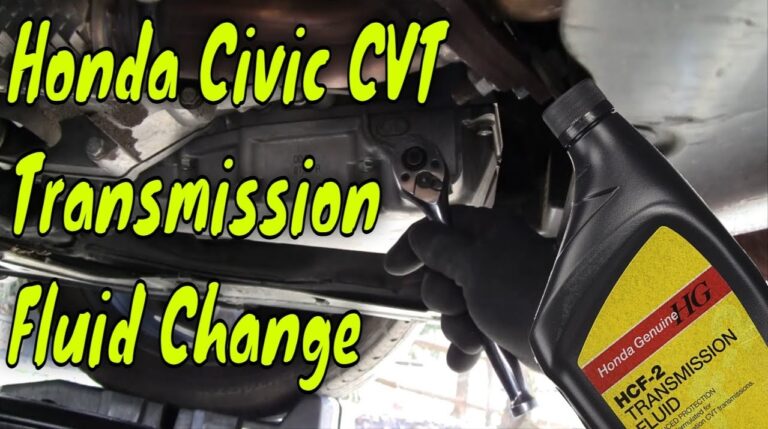 How To Change The Transmission Fluid On Honda Civic